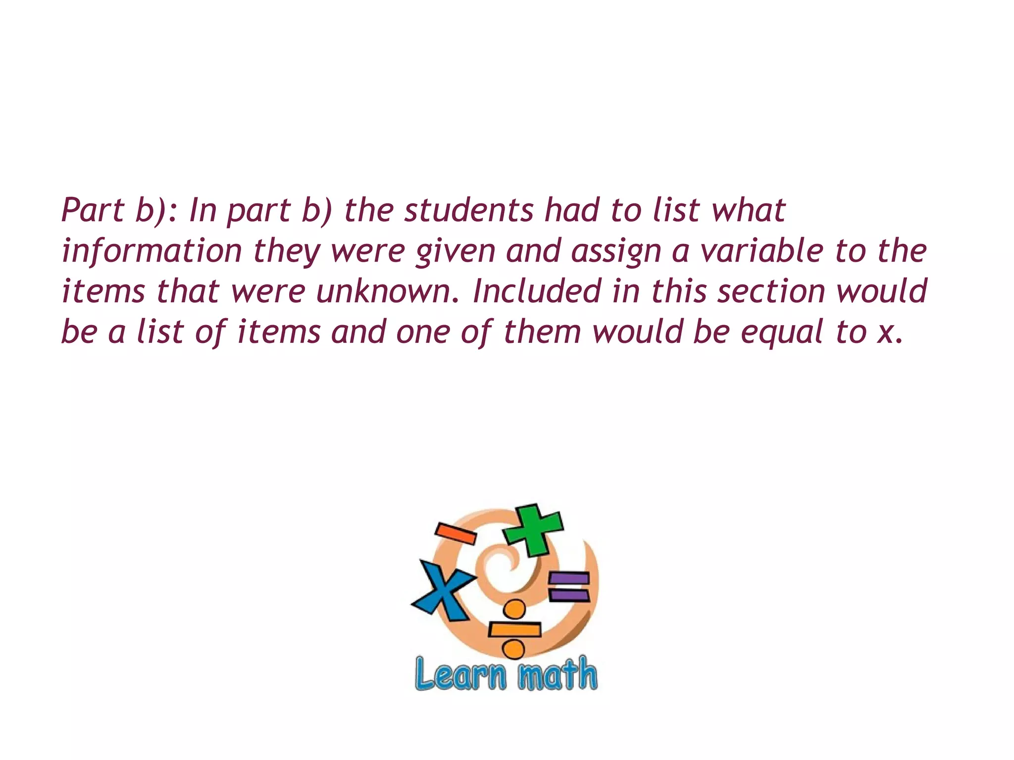 Five step plan for solving math word problems | PPT