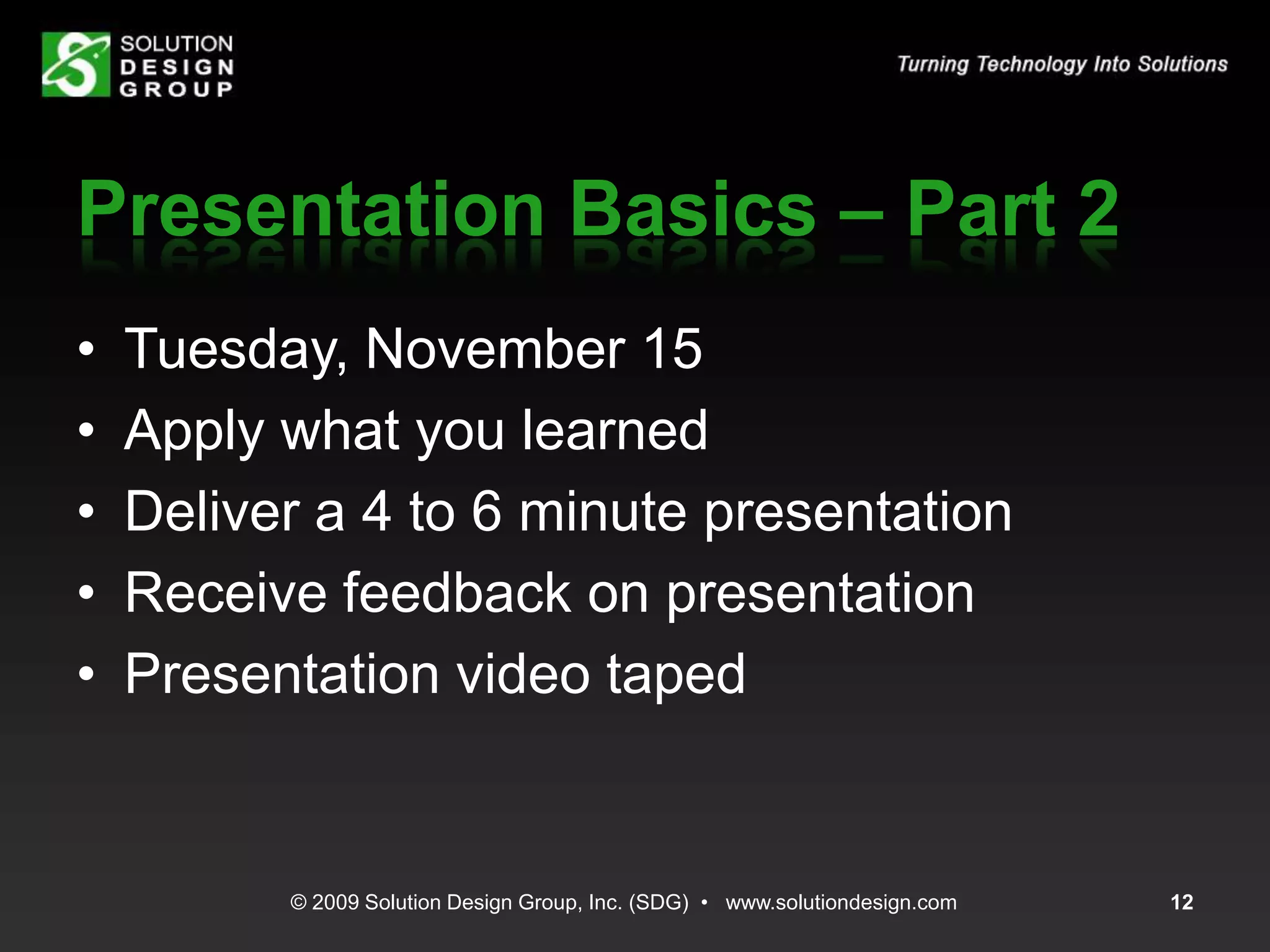 Five Step Process For Successful Presentations | PPT