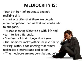 FIVE STEPS THAT LEAD TO EXCELLENCE | PPT