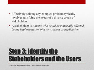 Five Steps in Problem Analysis | PPTX | Operating Systems | Computer ...