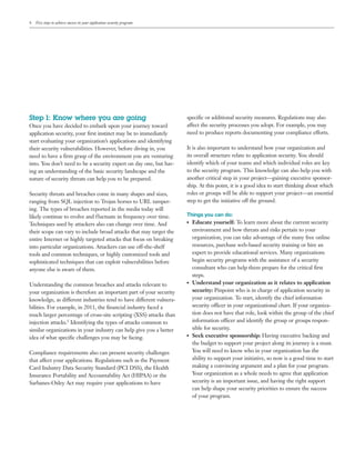 Five steps to achieve success with application security | PDF