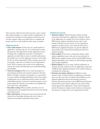 Five steps to achieve success with application security | PDF