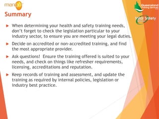 Health and Safety - Five steps to effective health and safety training ...