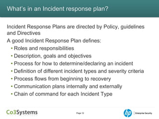 5 Steps to Improve Your Incident Response Plan | PDF