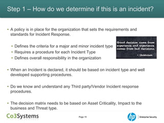 5 Steps to Improve Your Incident Response Plan | PDF