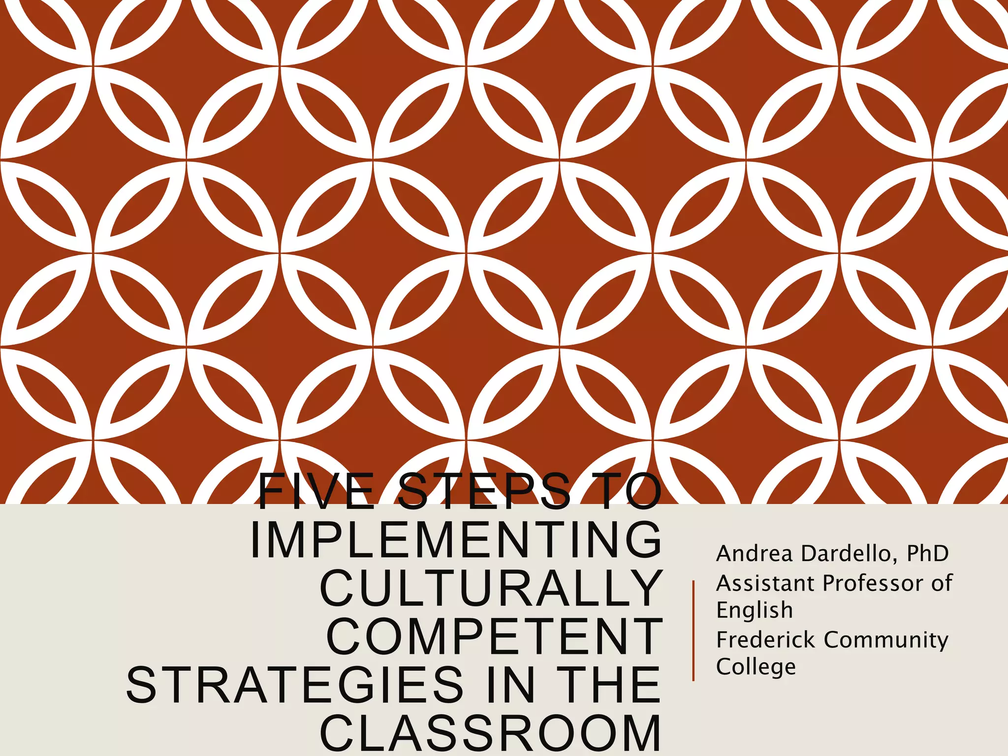 Five Steps to Implementing Culturally Competent Strategies in the ...