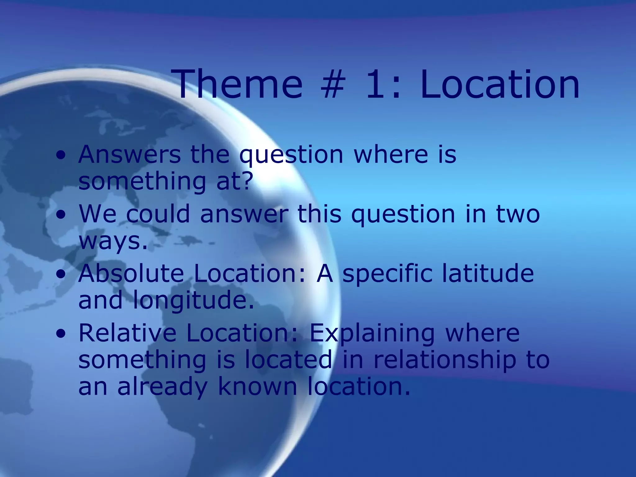 Five themes | PPT