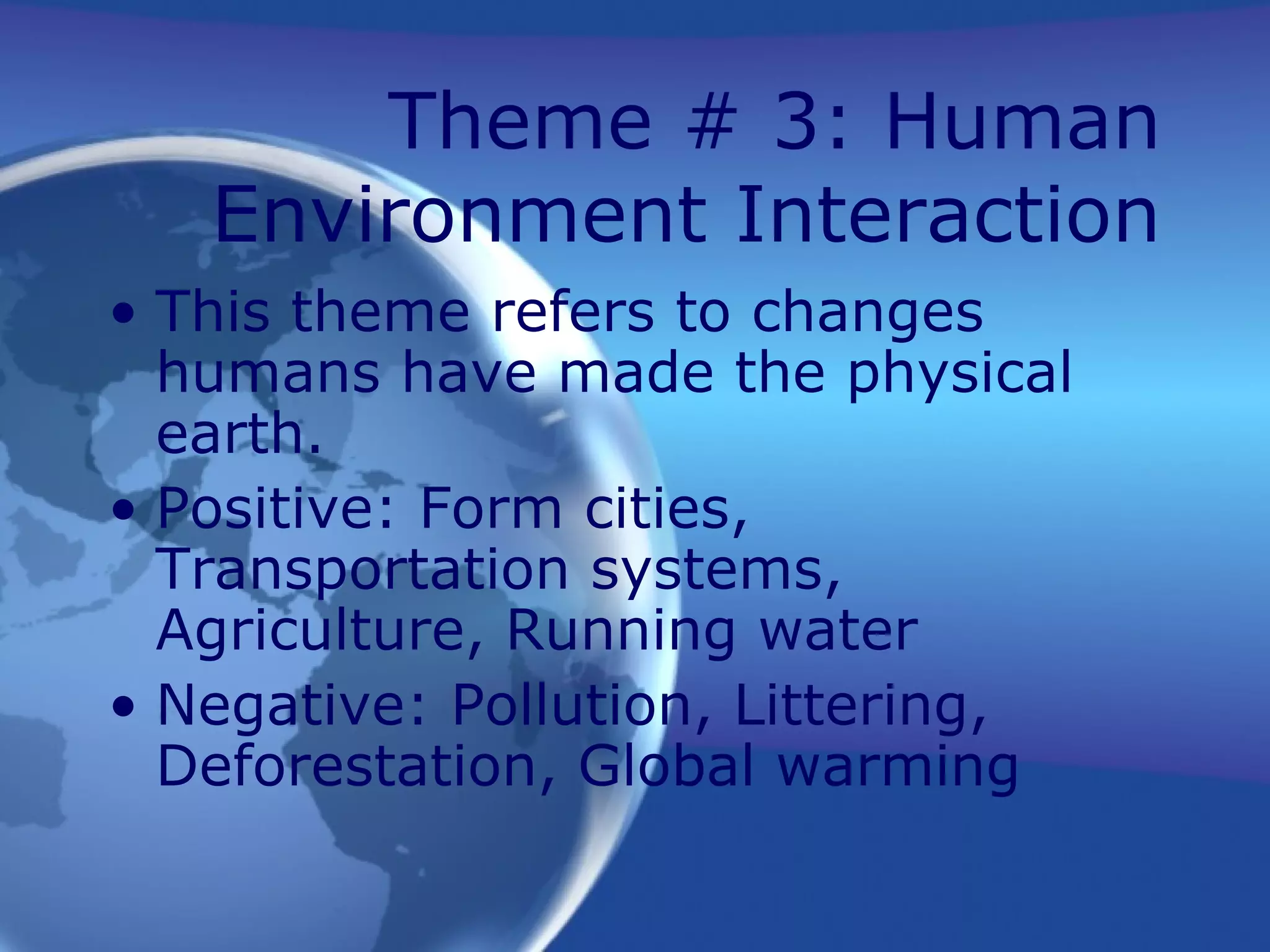 Five themes | PPT