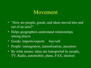 Five Themes of Geography | PPT