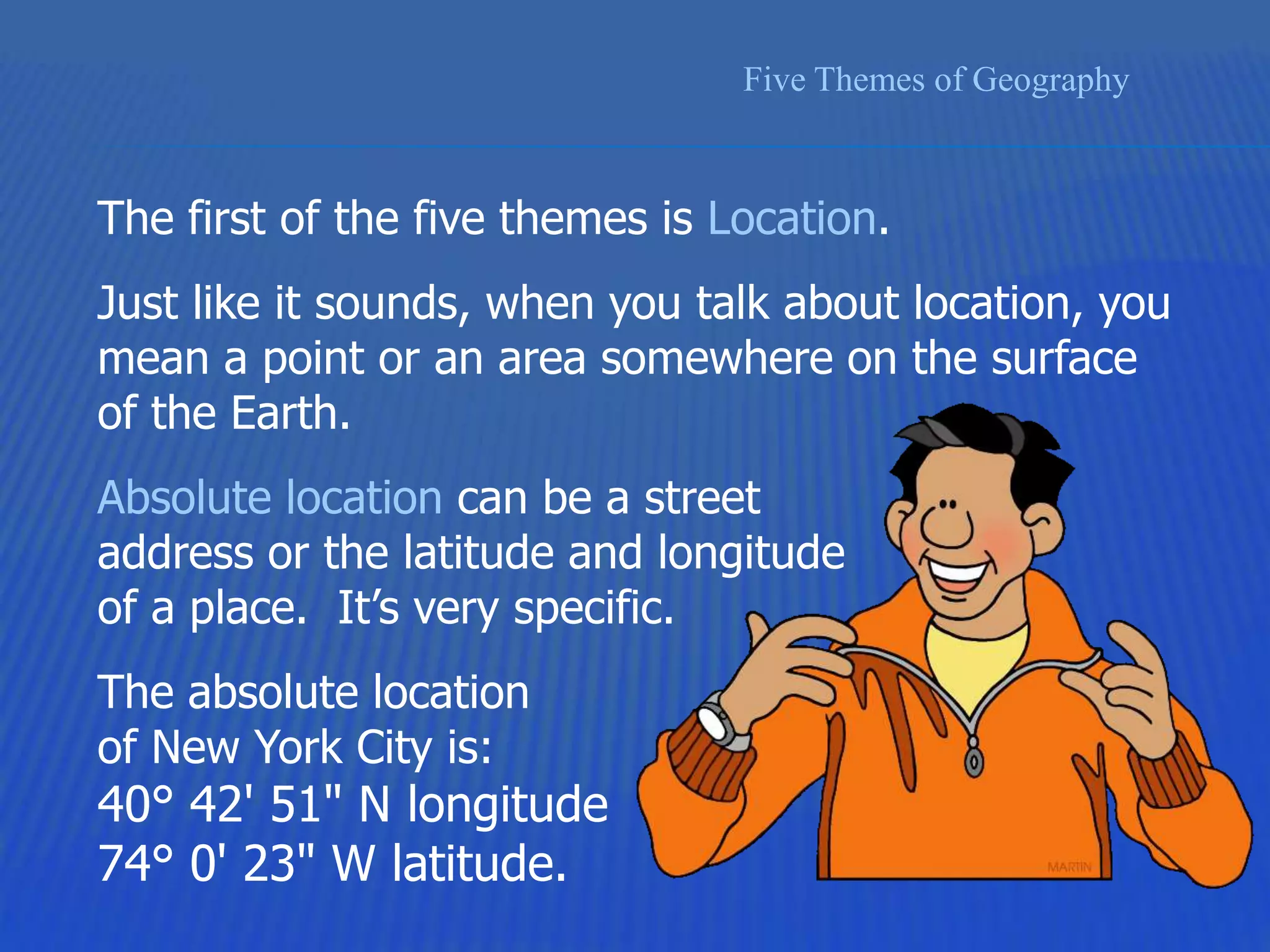 Five themes geography | PPTX