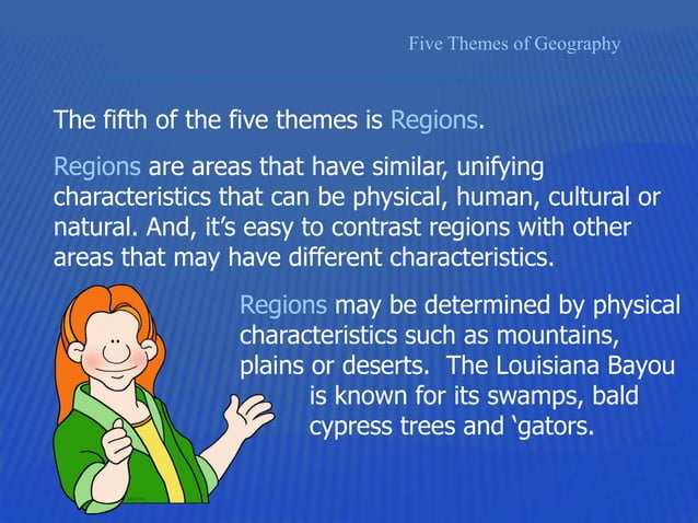 Five themes geography | PPTX