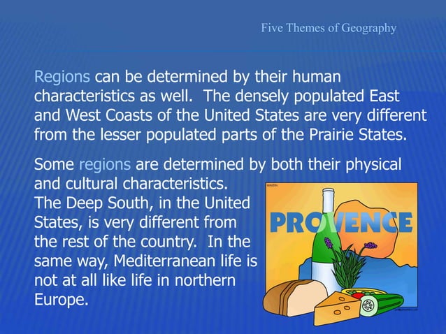 Five themes geography | PPTX