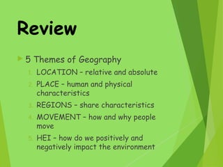 Five themes of_geography-08 | PPT