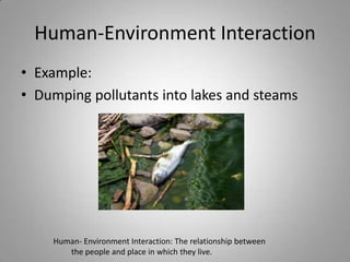 Five themes of geography | PPTX