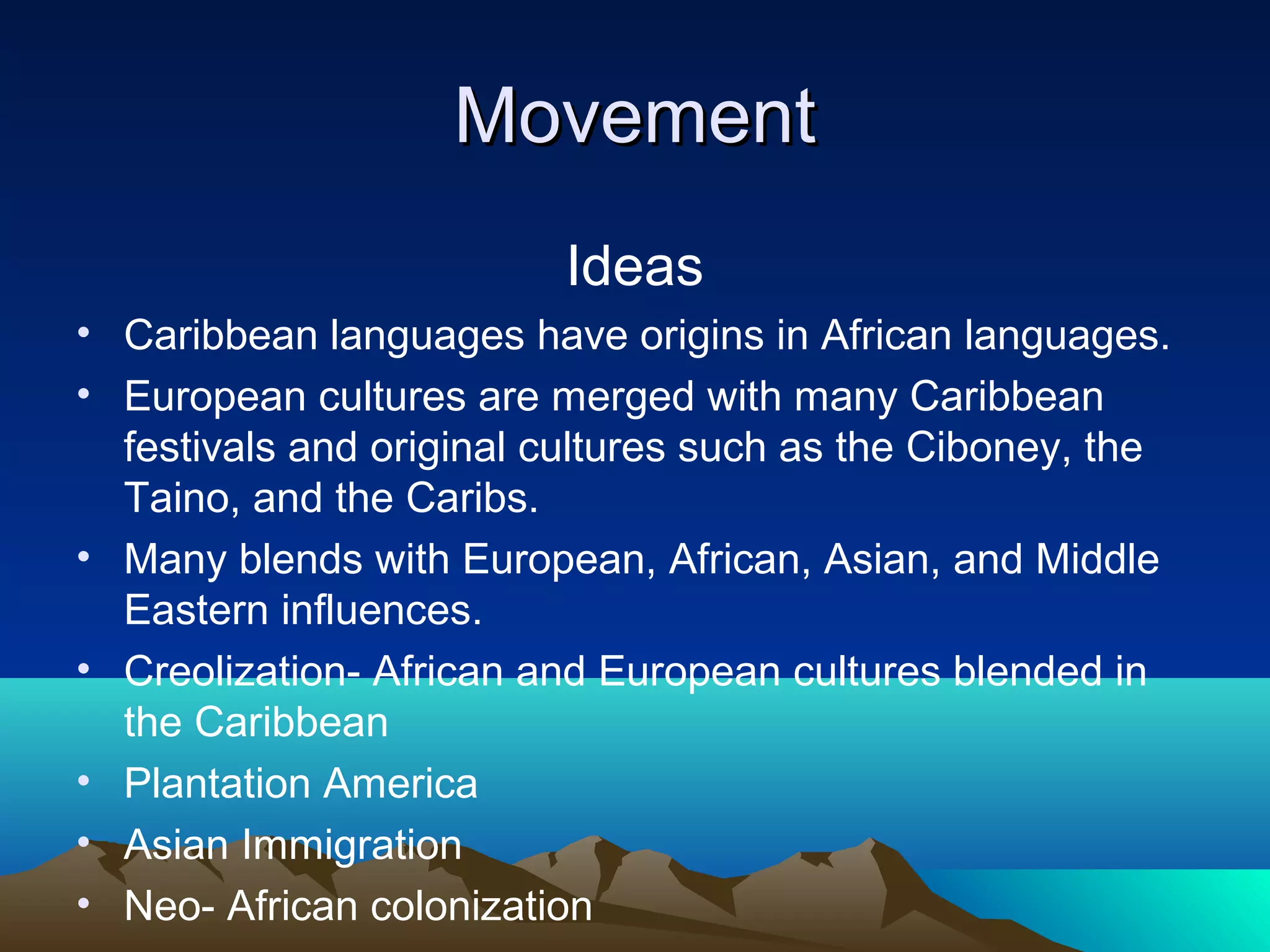 Five themes of geography The caribbean | PPT