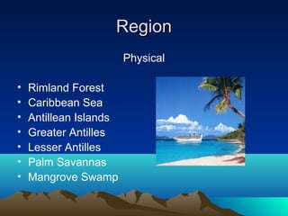 Five themes of geography The caribbean | PPT