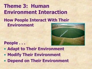 The Five Themes of Geography | PDF