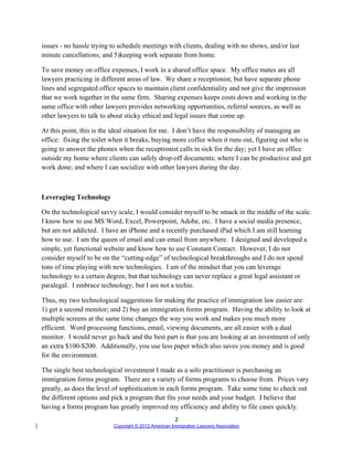 Five things that make the practice of law easier for a solo ...