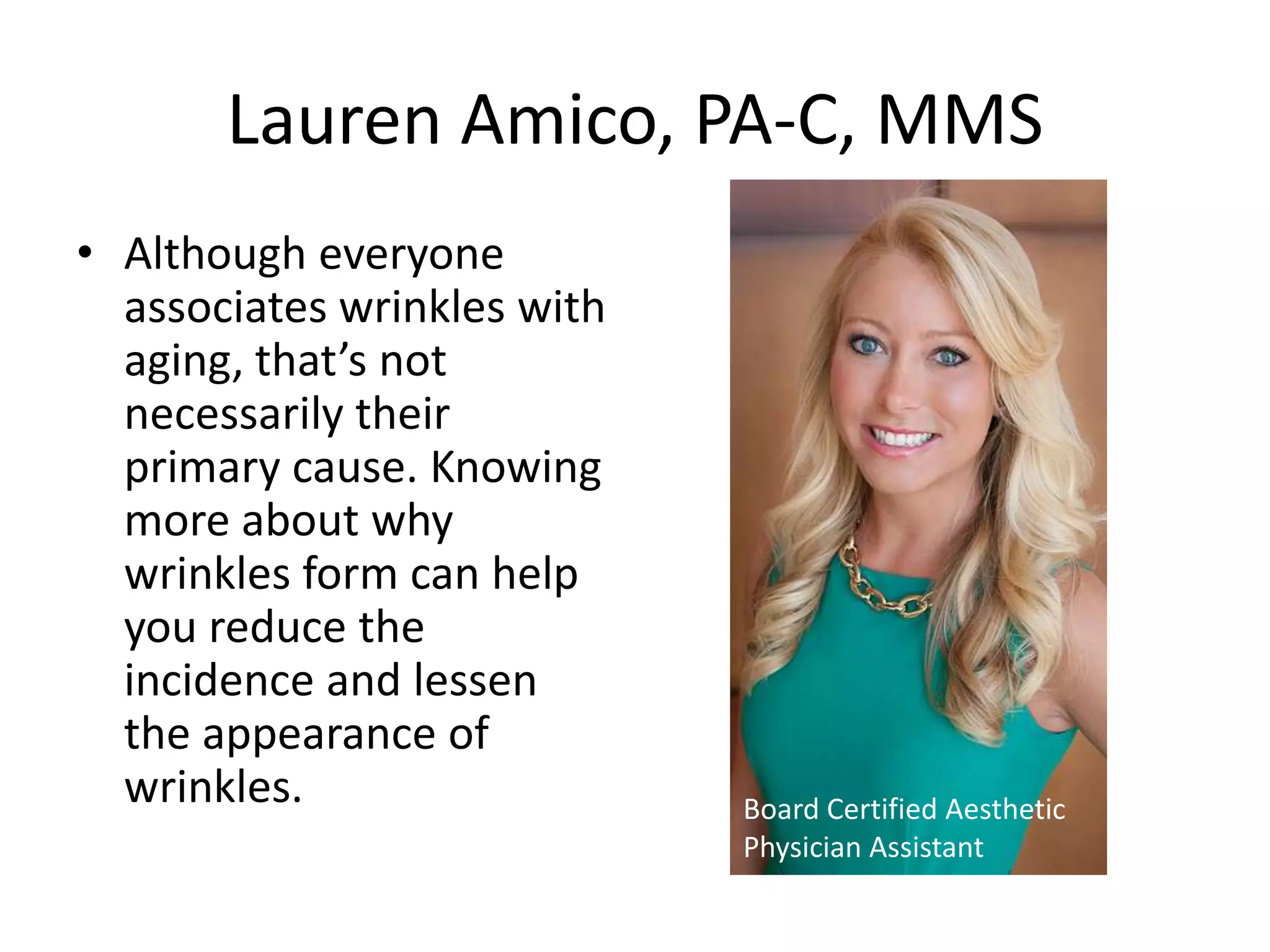Five things to know about wrinkles | PPTX