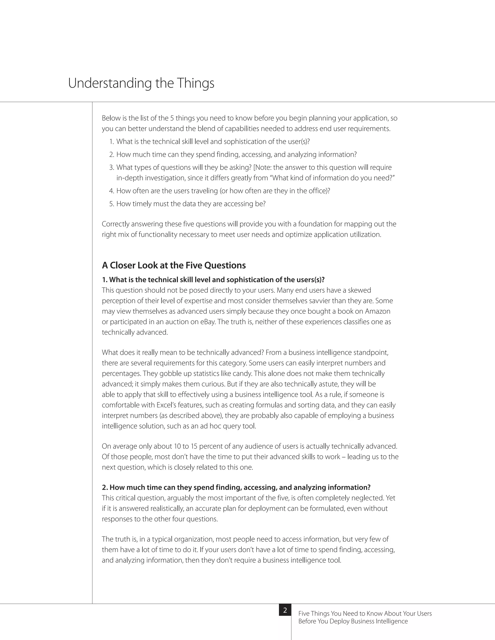 Five things you need to know about your users before you deploy ...