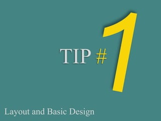 Five tips for a great presentation | PPTX