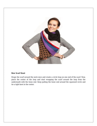 Five tips of wearing scarf in style around your neck | PDF