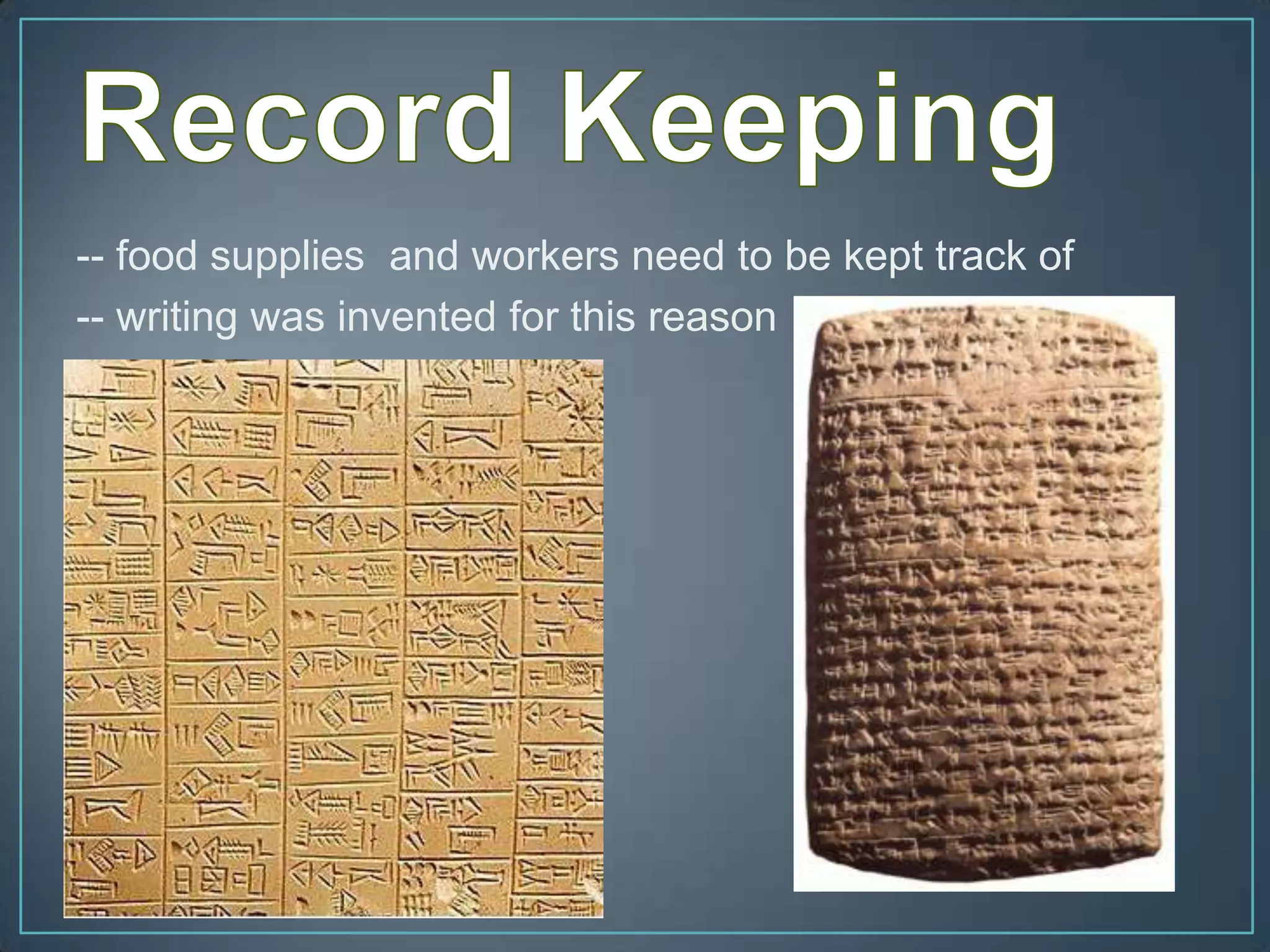 Five traits of civilization only | PPT