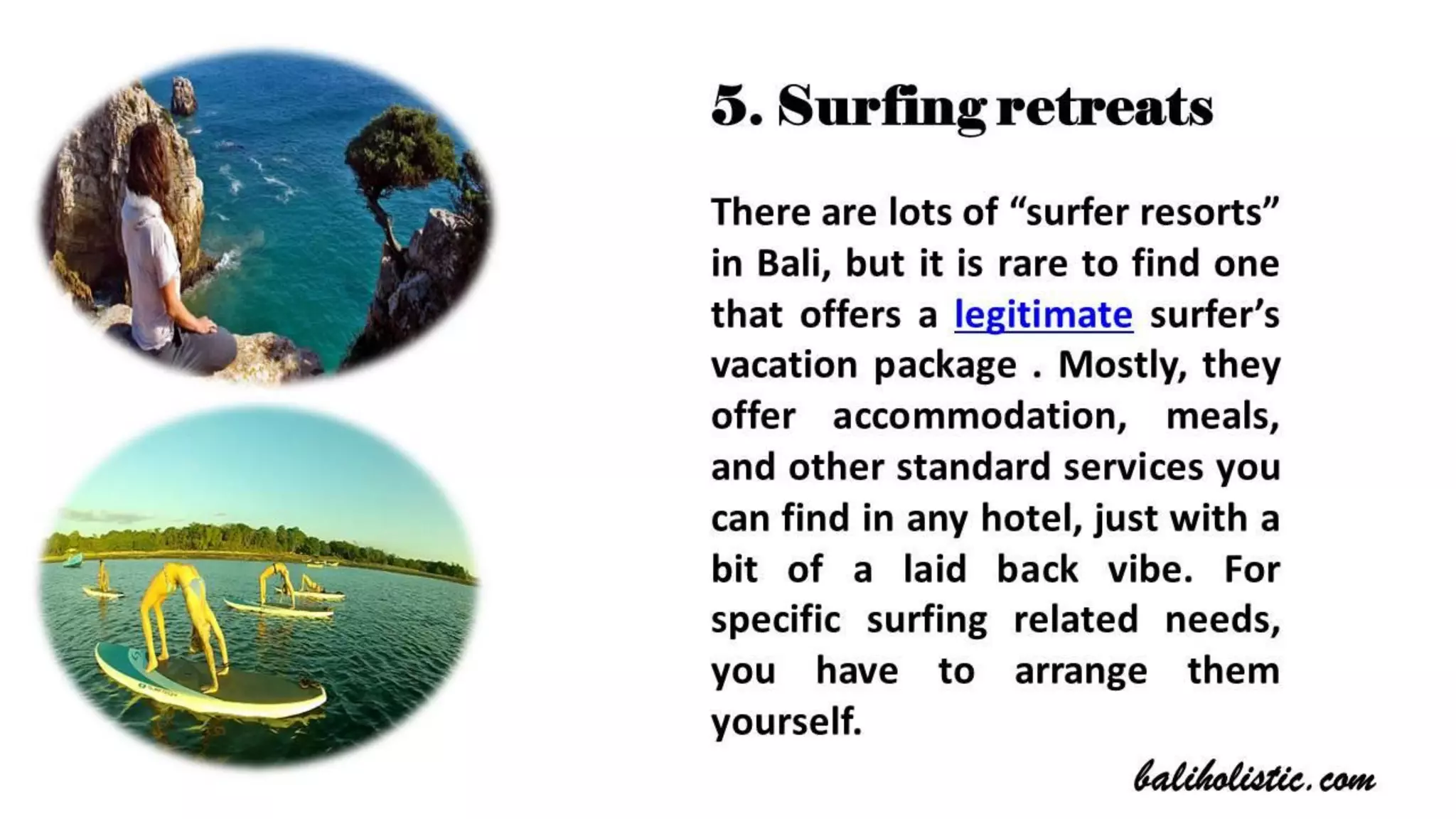 Five types of popular retreats in bali | PDF