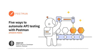 Five Ways to Automate API Testing with Postman | PDF