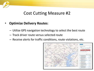 Five ways to cut transportation costs | PPTX