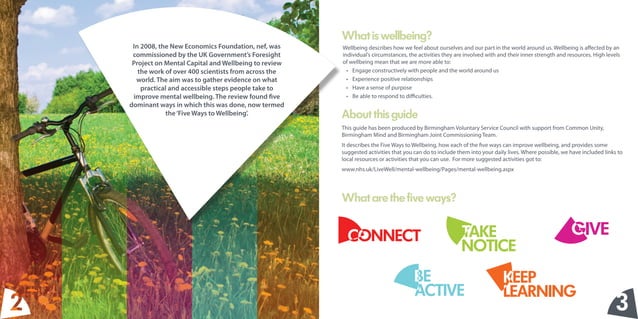 Five ways to wellbeing toolkit | PDF