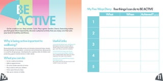 Five ways to wellbeing toolkit | PDF