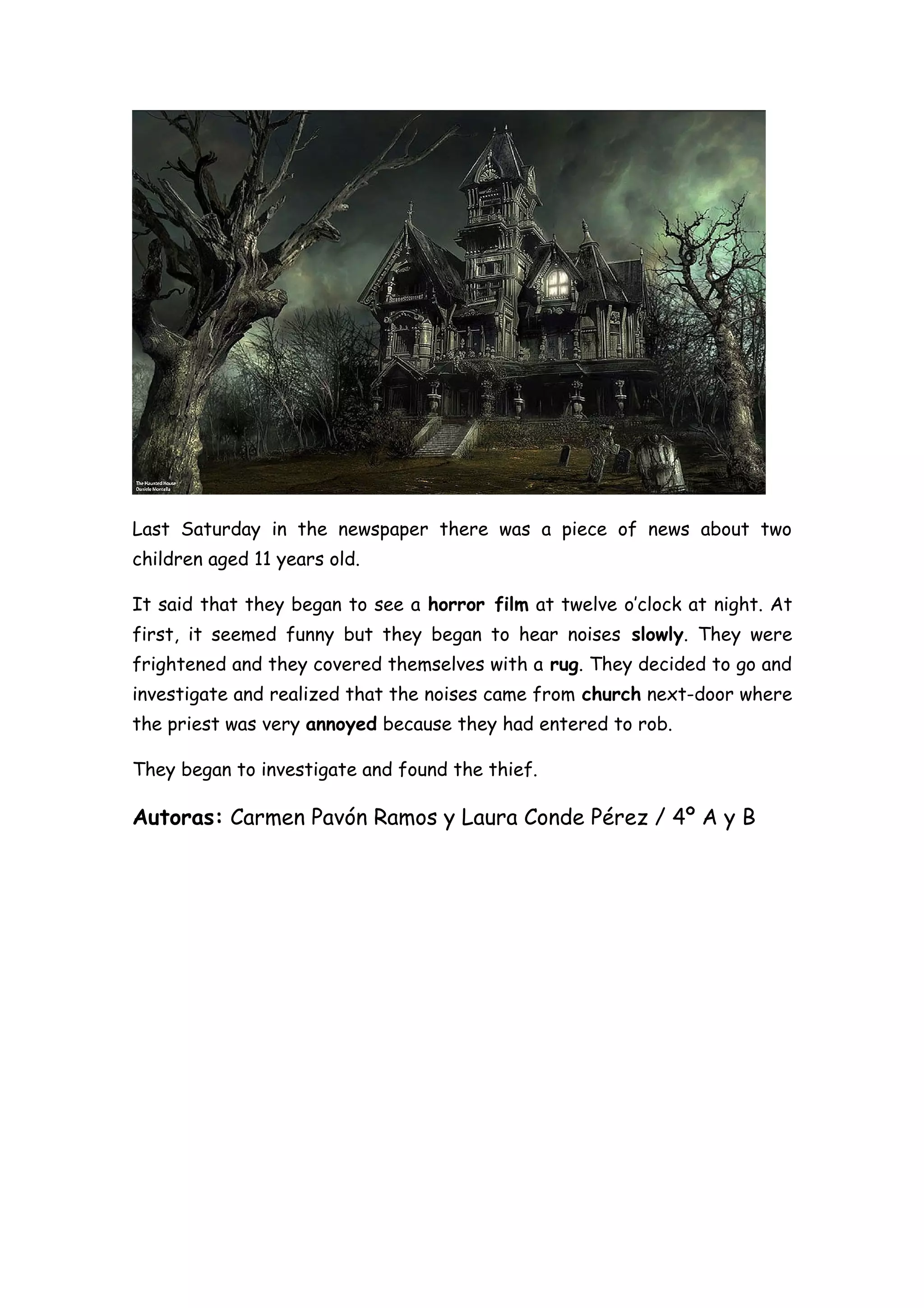 Five word stories | PDF