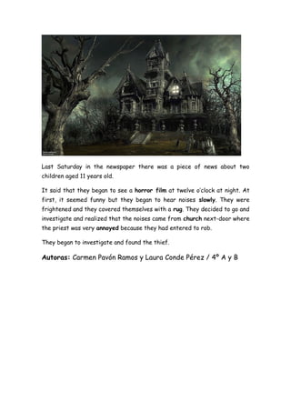 Five word stories | PDF