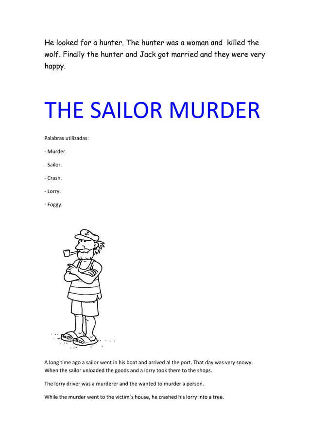 Five word stories | PDF