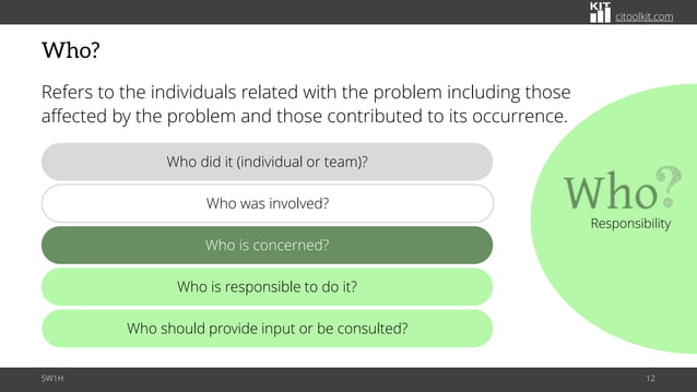 The 5W1H Approach: Asking Simple Questions For Great Results | PDF ...