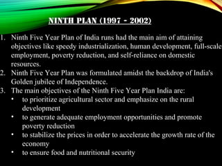FIVE YEAR PLANS OF INDIA | PPT