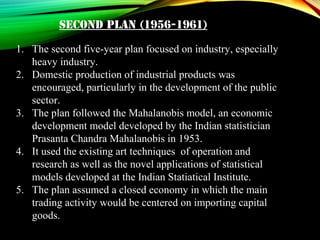 FIVE YEAR PLANS OF INDIA | PPT