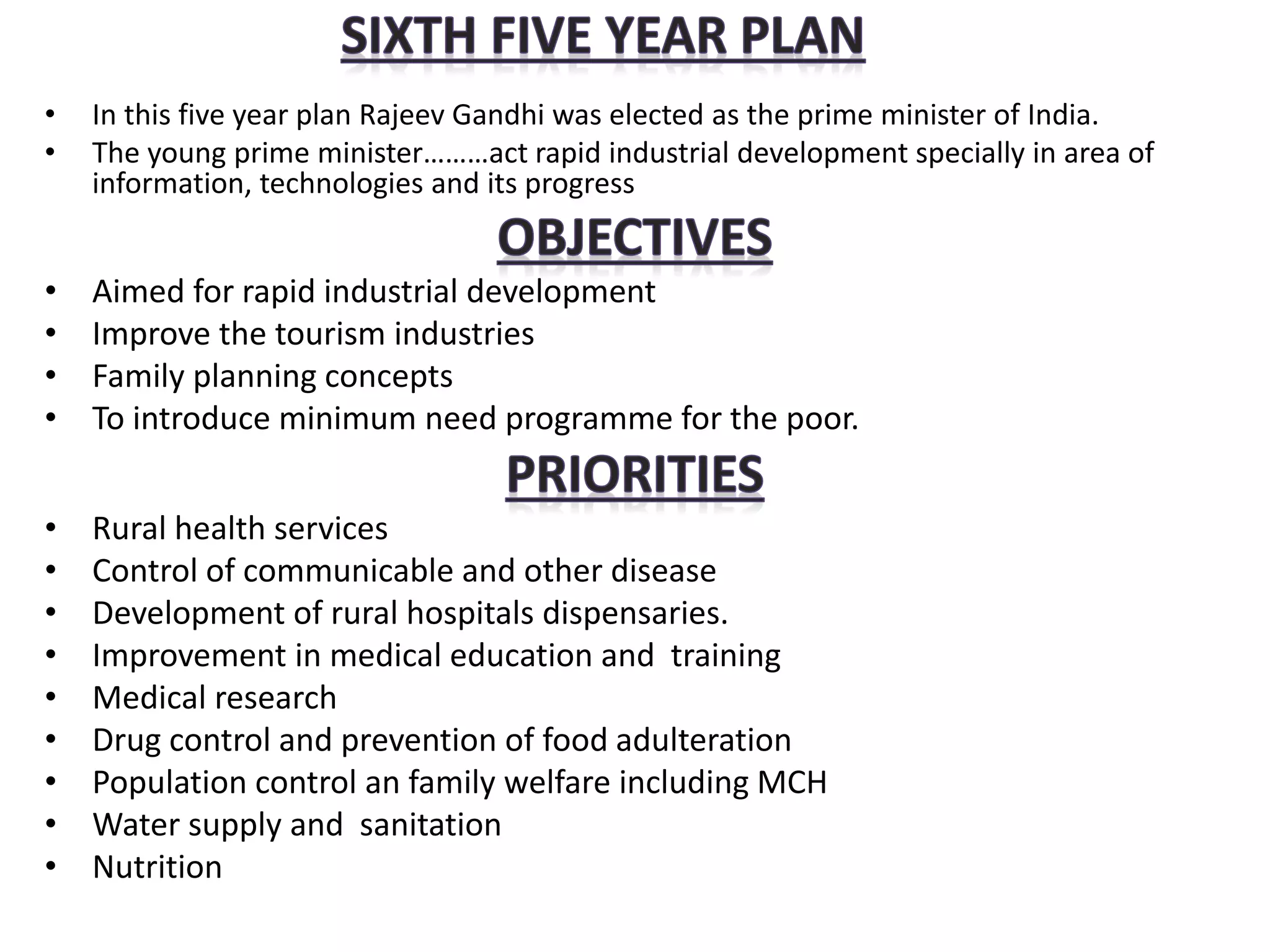 Five year plans | PDF