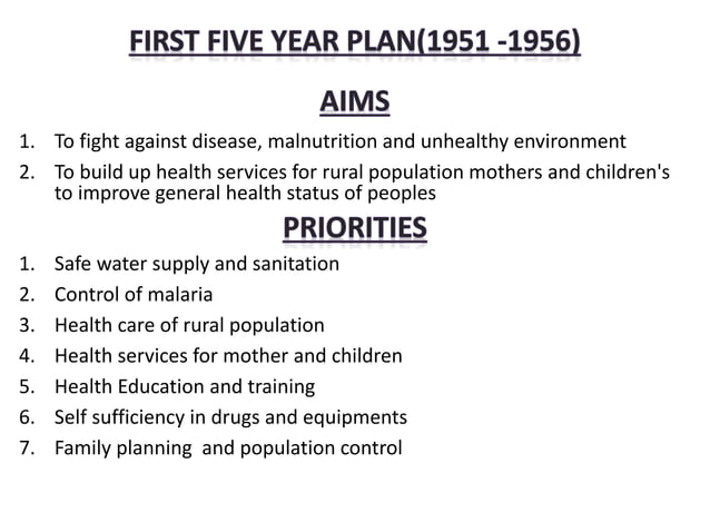 Five year plans | PDF