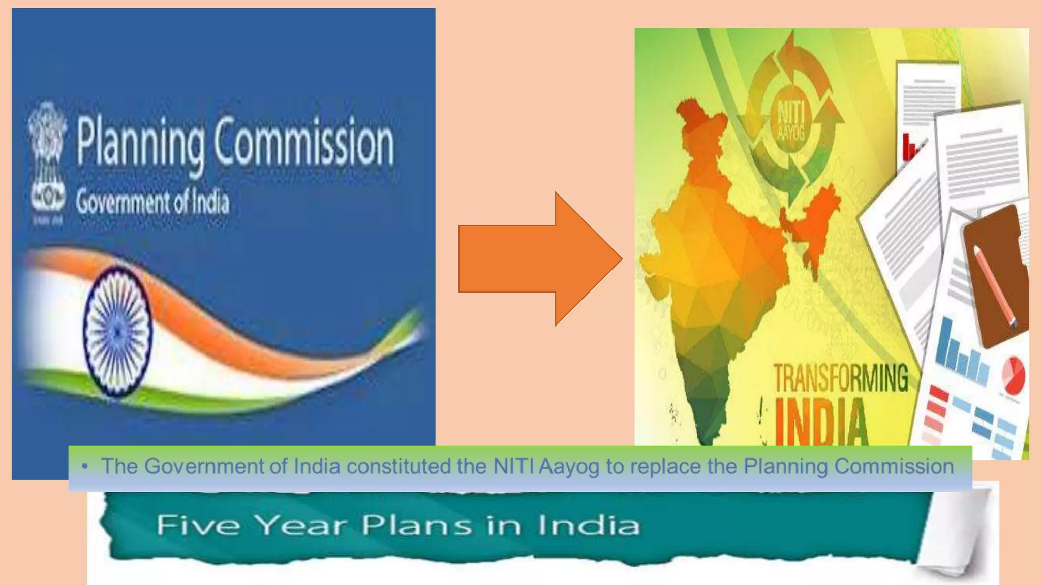 Five year plan and NITI AAYOG | PPTX
