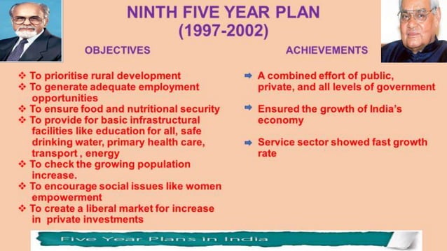 Five year plan and NITI AAYOG | PPTX