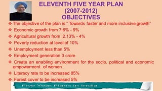 Five year plan and NITI AAYOG | PPTX