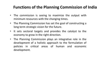 Five year plans of India | PPT