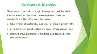 Critical Evaluation of 7th, 8th and 9th 5-year plan of Nepal | PPTX