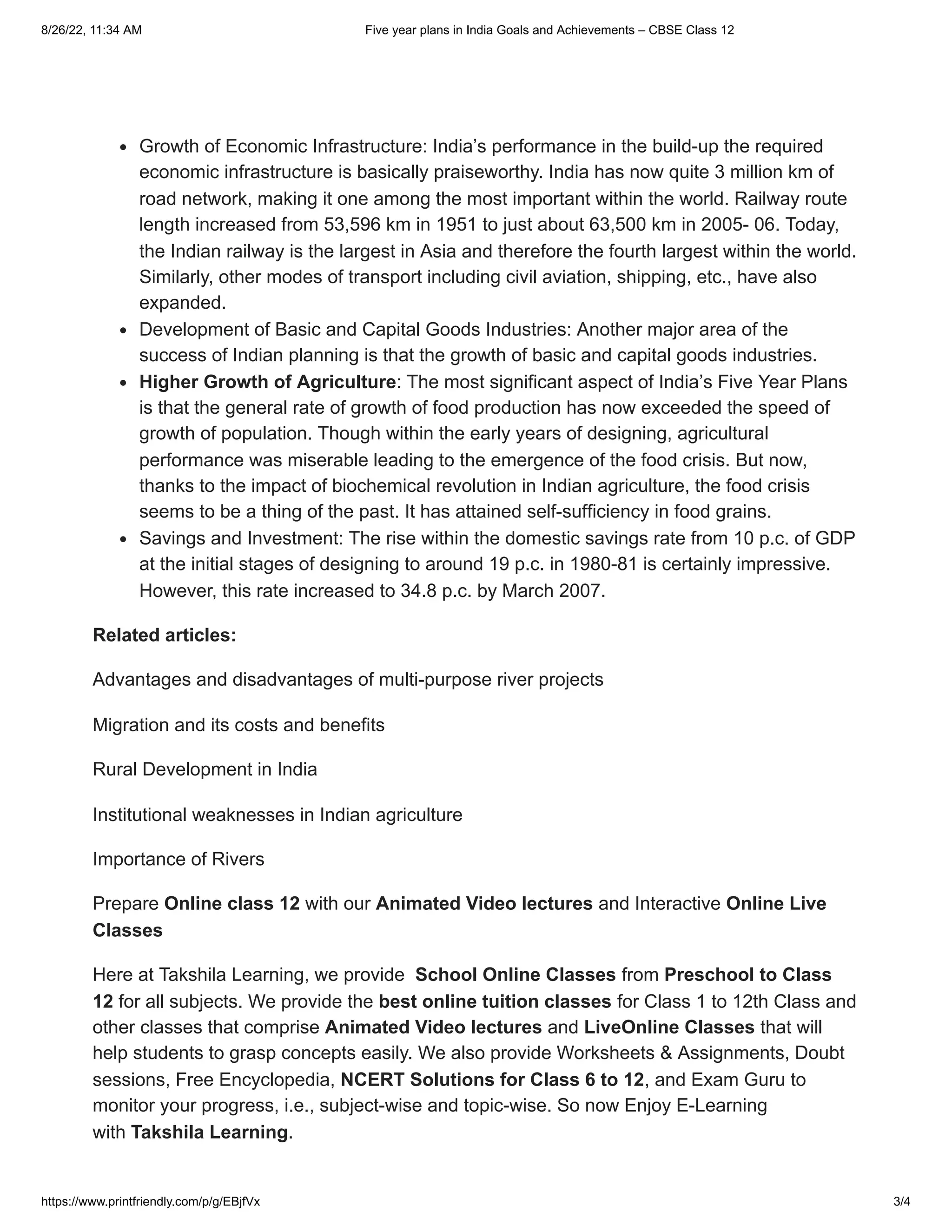 Five year plans in India Goals and Achievements – CBSE Class 12.pdf