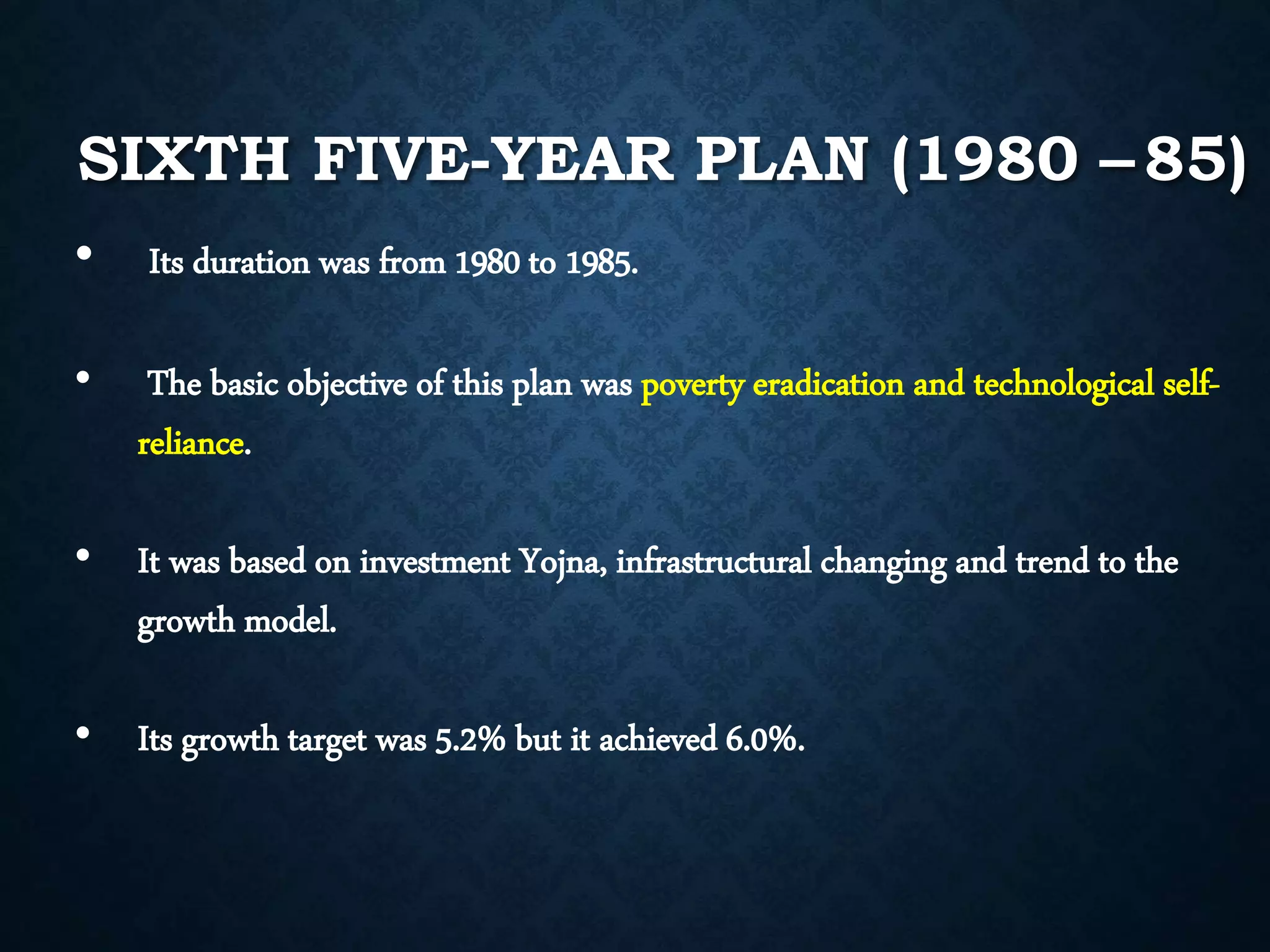 Five years plan of india | PPTX