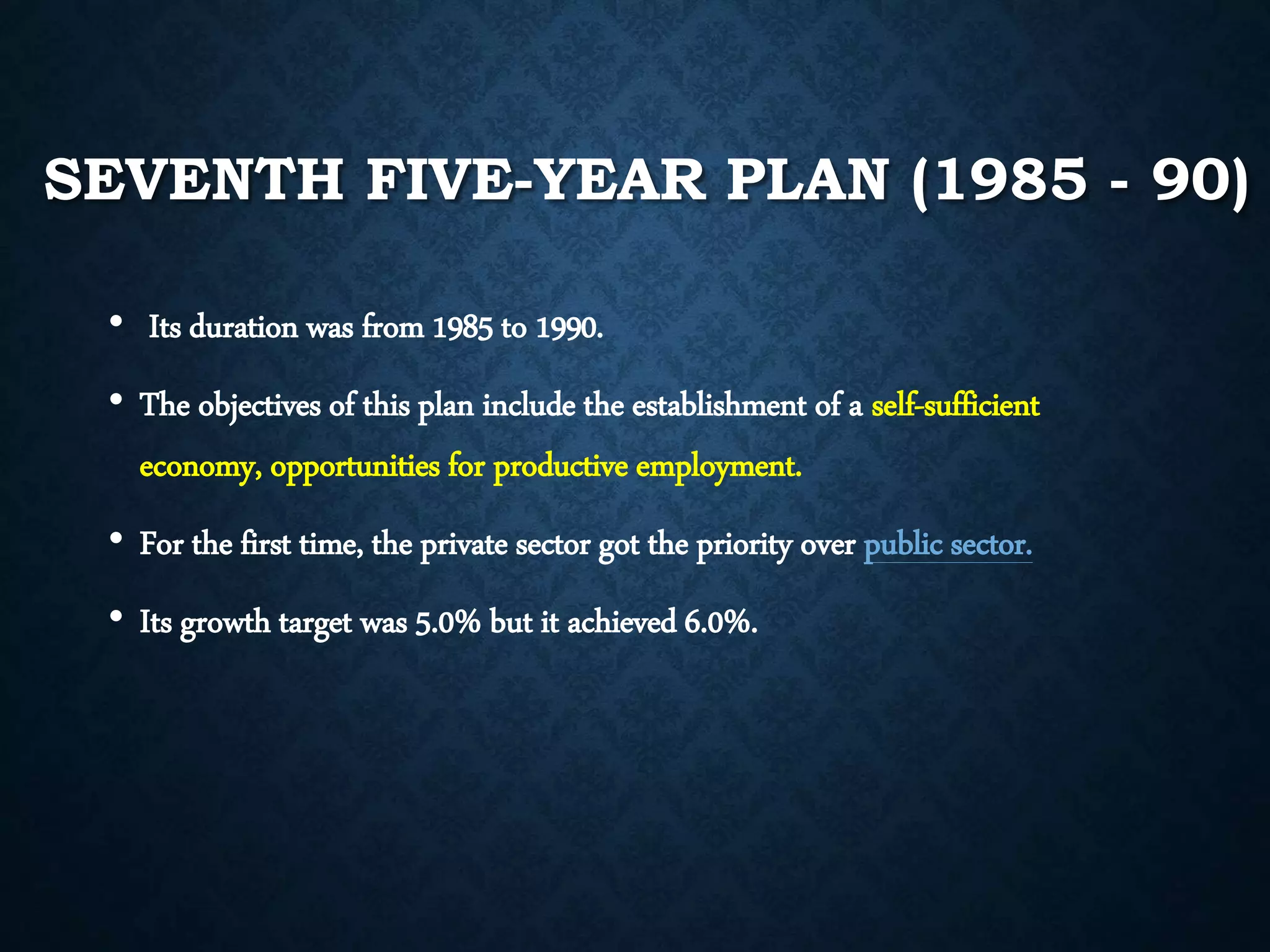 Five years plan of india | PPTX