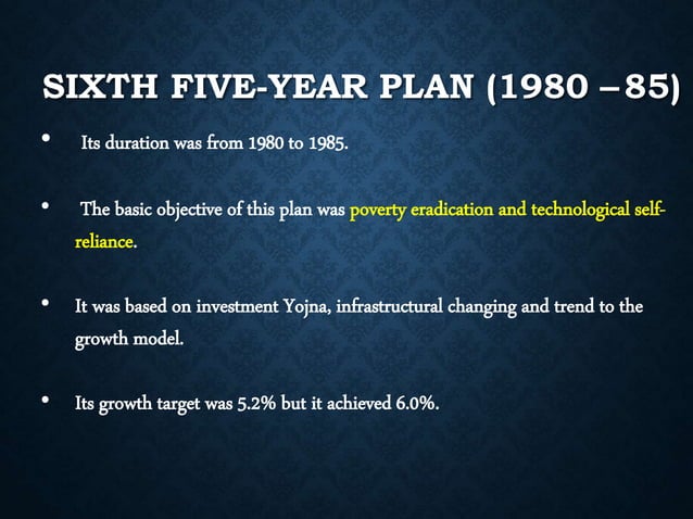 Five years plan of india | PPTX