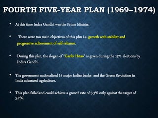 Five years plan of india | PPTX